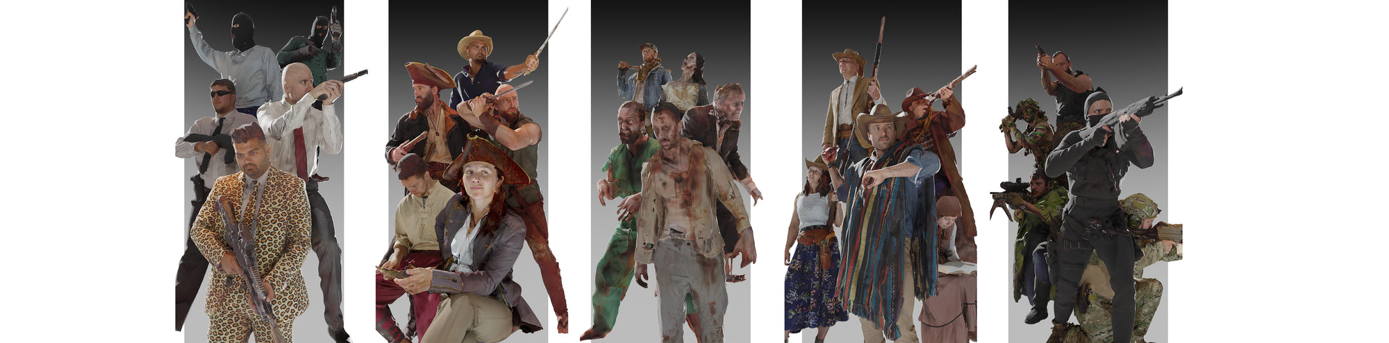 CG Characters - Photoscanned Models of Characters for 3D Artists