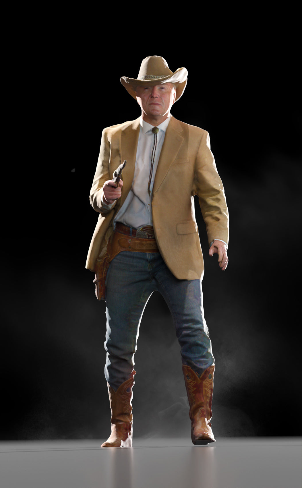 3D Model David western 3 – CG Characters