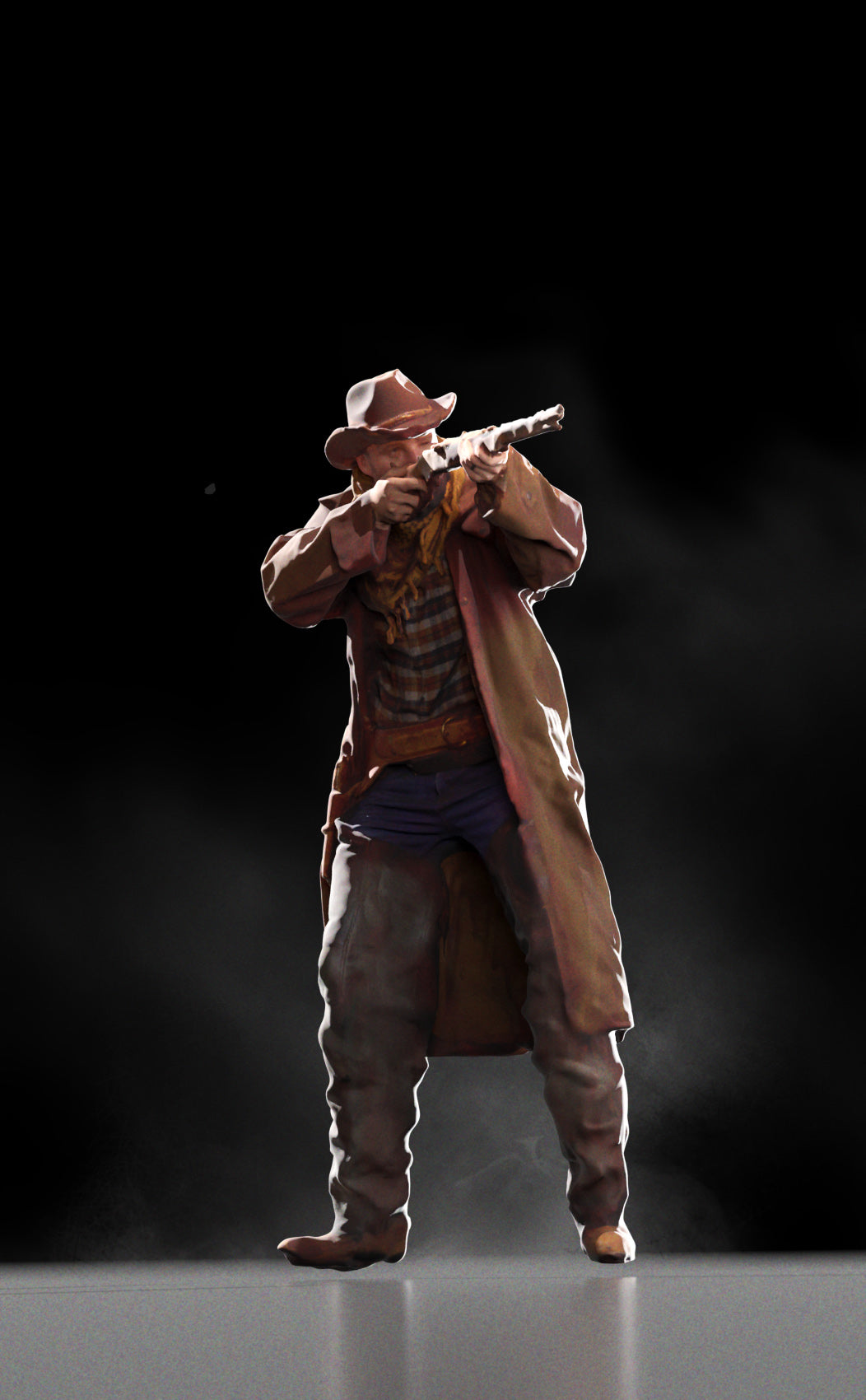 3D Model Cowboy Duster 1 – CG Characters