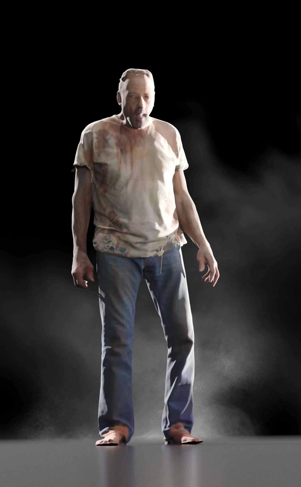 Zombie 3D Model for Blender and 3D Digital Art and illustration – CG ...